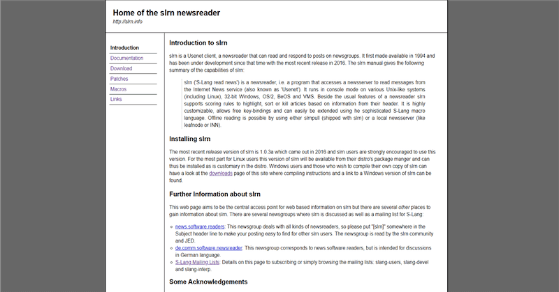 Slrn Review - Best Newsreaders Reviewed - UsenetReviewz.com